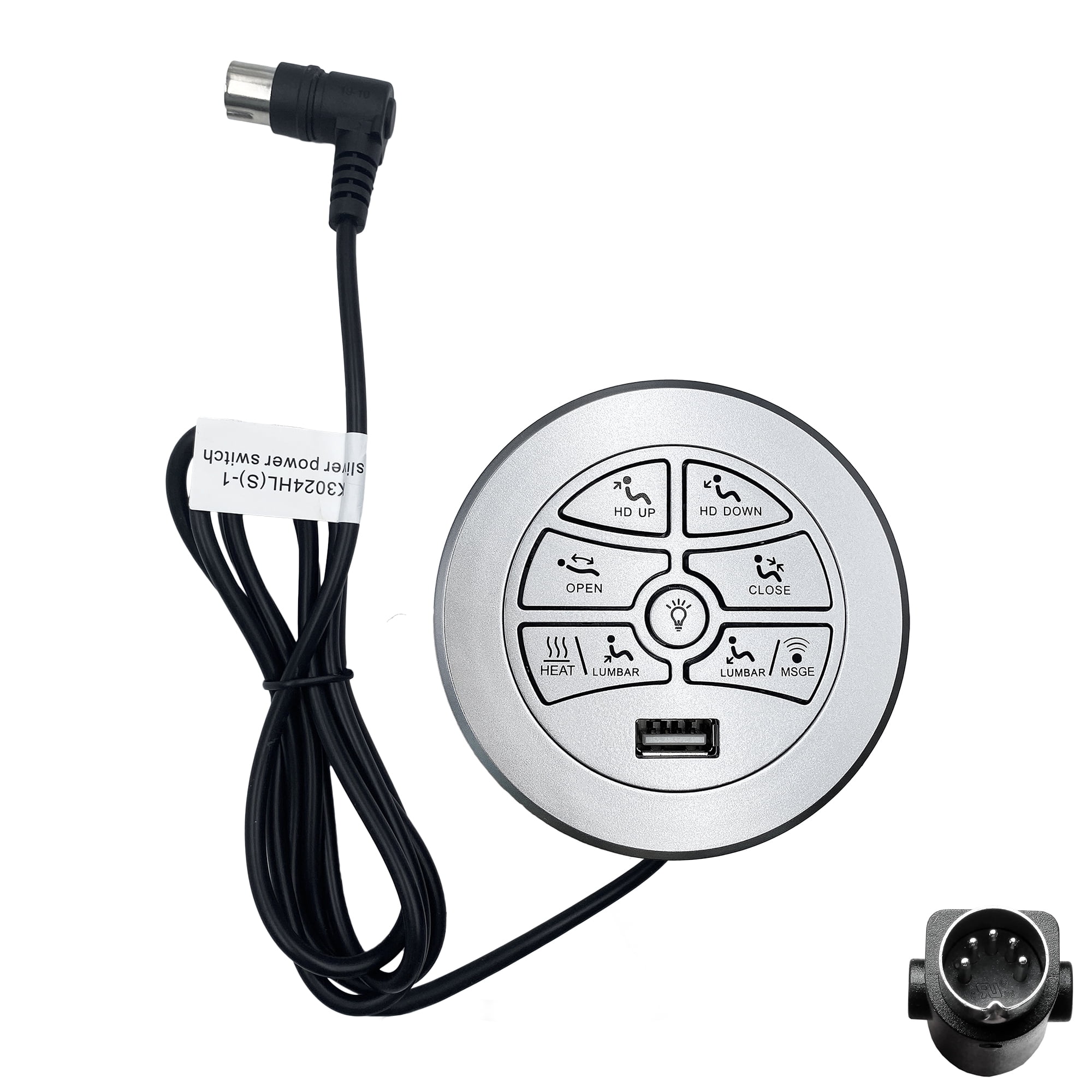 Emomo 7 Button 5 Pin Switch Hand Control Model K3024HL(S)-1 Replacement ...