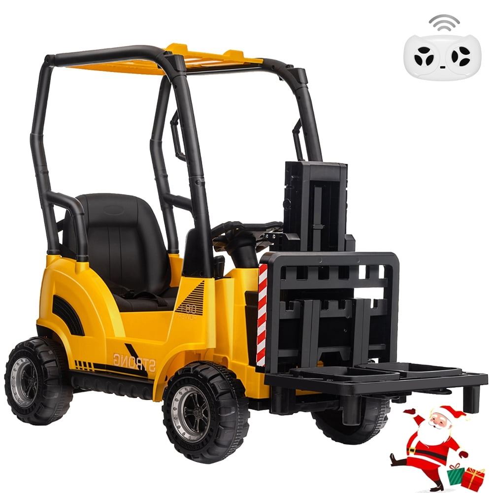 Emorefun 12V Battery Powered Forklift Car, Liftable Fork and Pallet ...