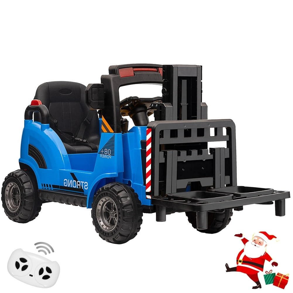 Emorefun 12V Battery Powered Forklift Car, Liftable Fork and Pallet ...