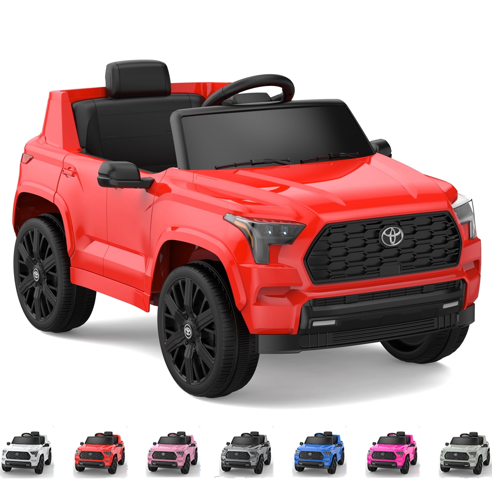 Emorefun 12V Ride On Truck Car with Remote, Licensed Toyota Electric ...