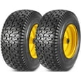Emorefun 2PCS 16x6.50-8 Lawn Mower Tires with Rim Fits Most John Deere ...
