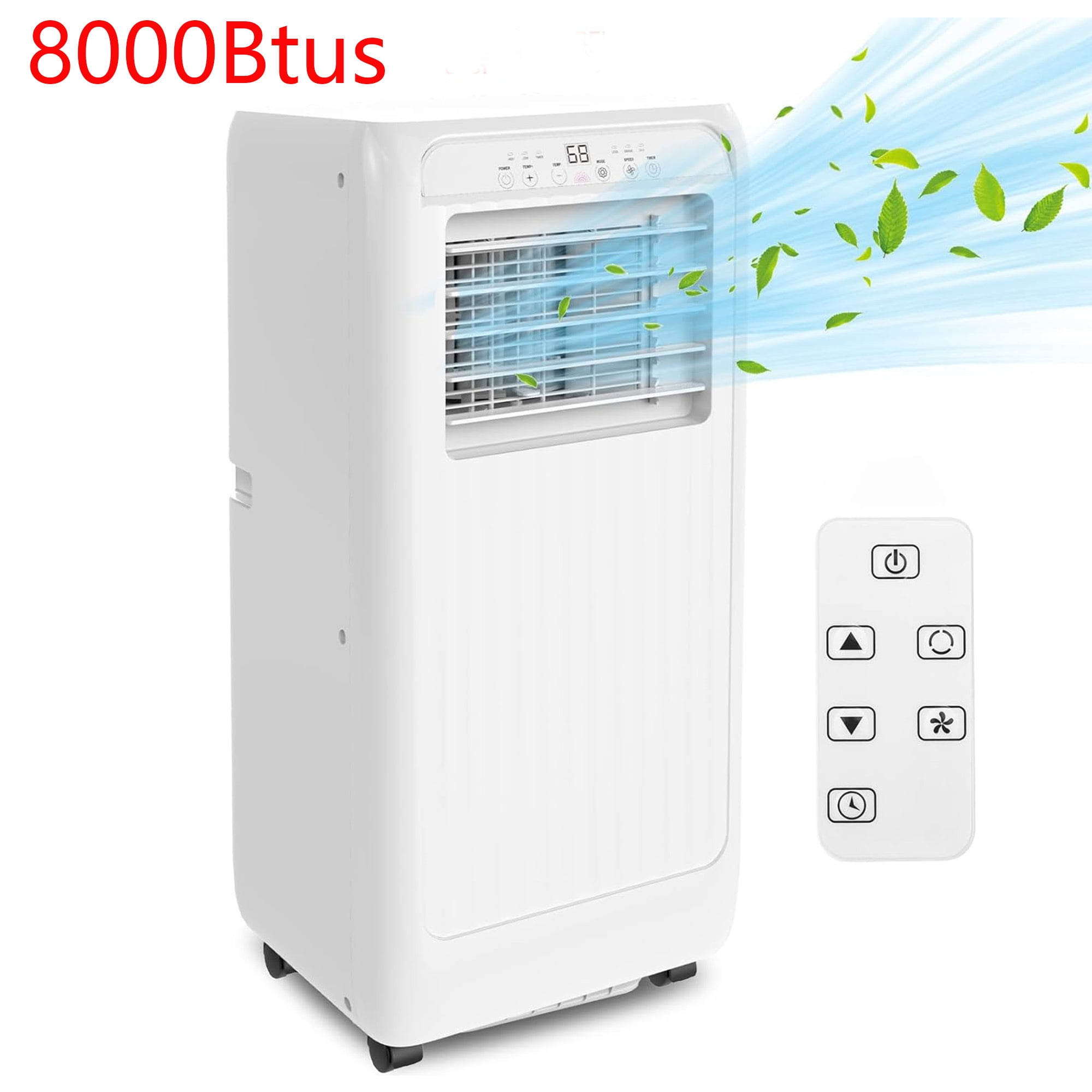 Emorefun 8000Btus Portable Air Conditioner Rapid Cooling With Cool ...