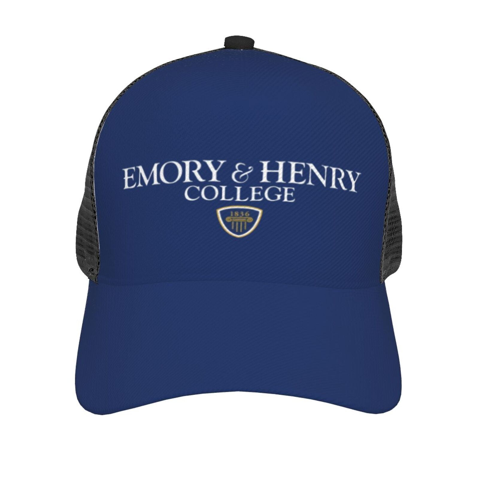 Emory & Henry College Curved Brim Mesh Baseball Cap Casual Sun Hat For ...