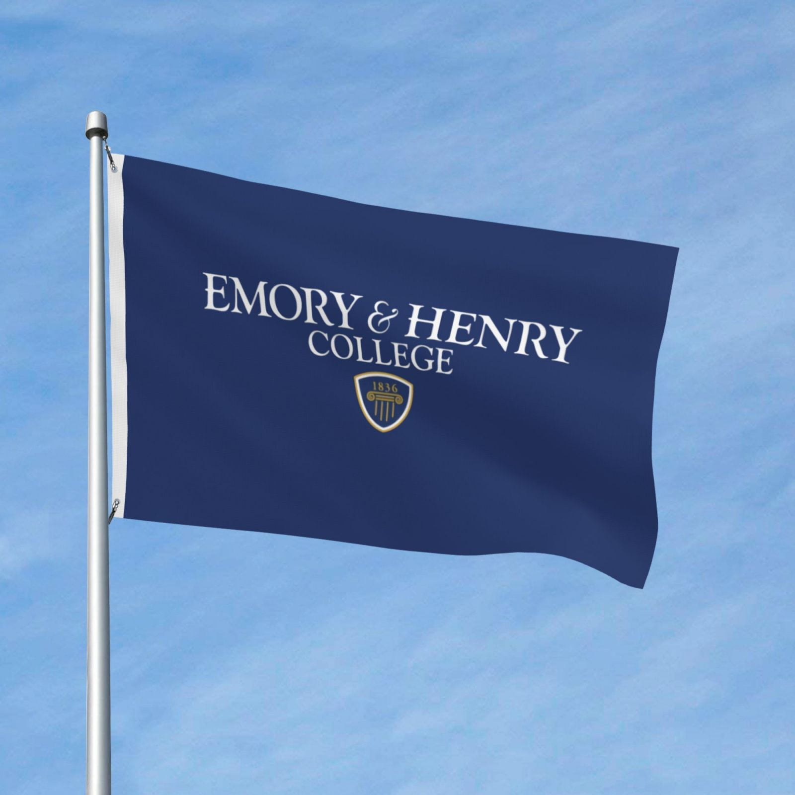 Emory & Henry College Logo Banner 3x5 Ft Flag,Double Sided Printed Flag ...