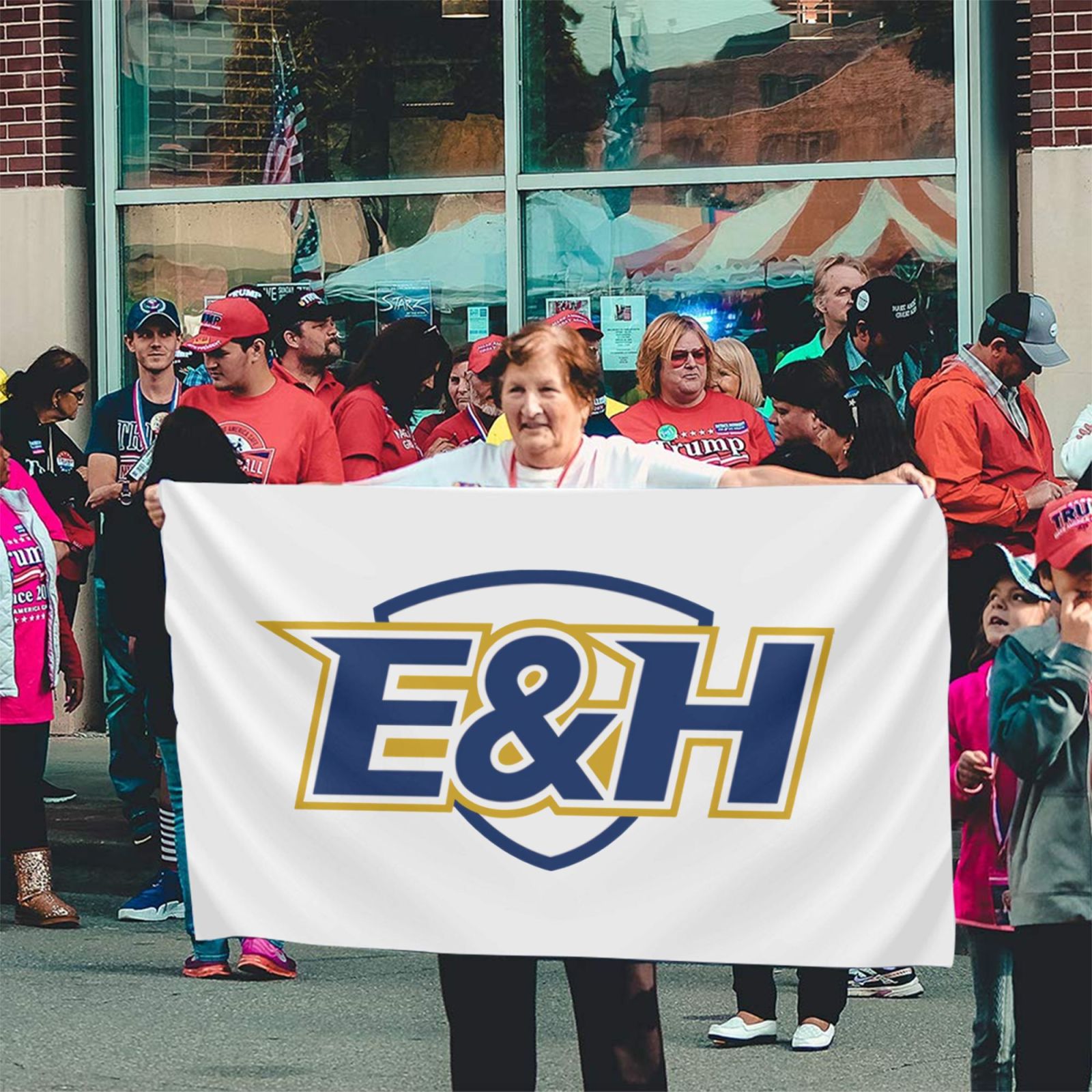 Emory & Henry College Logo Flag 3x5ft, Home Garden Flag, Suitable For ...