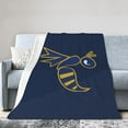 Emory & Henry College Logo Ultra-Soft Micro Fleece Blanket Multi-Size ...