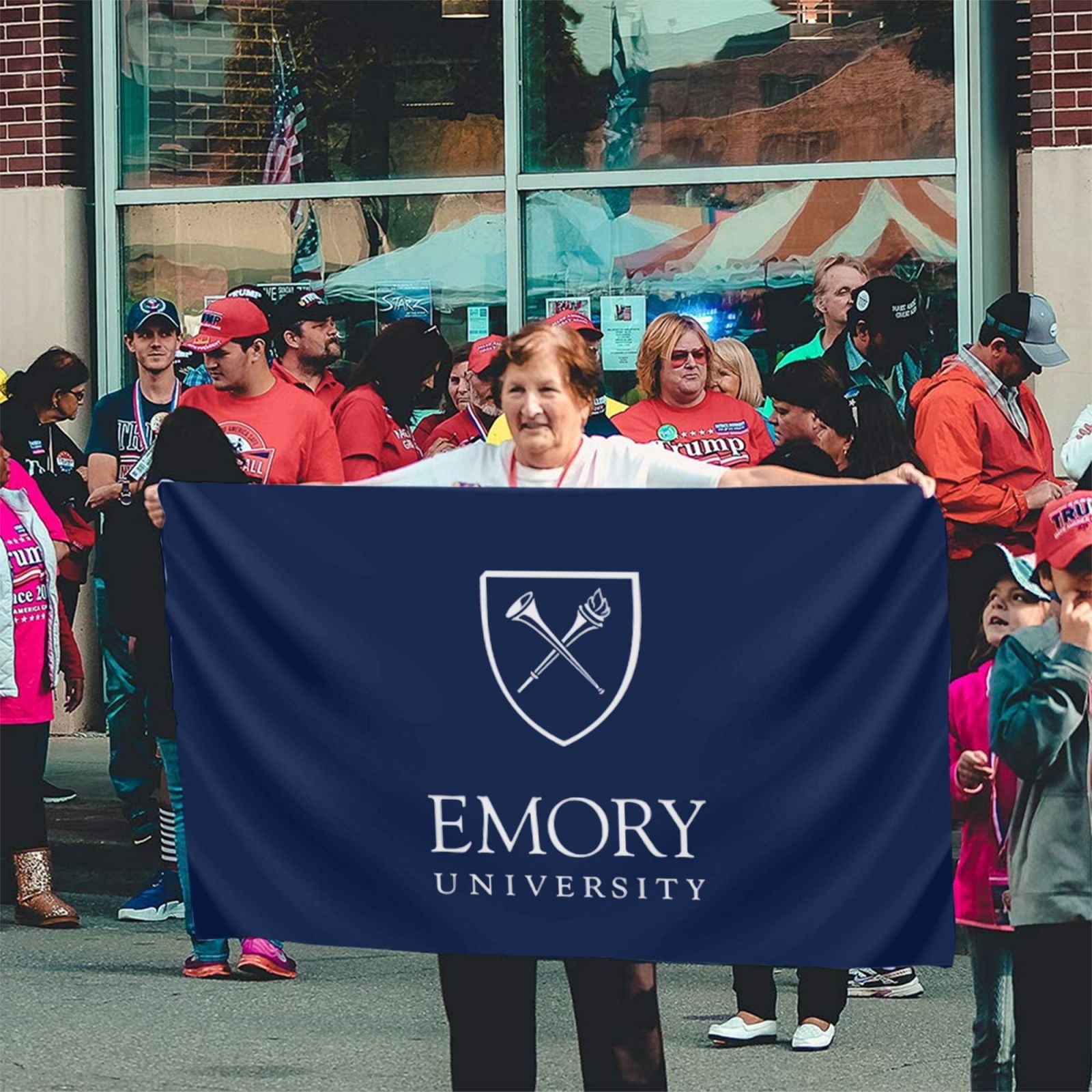 Emory University Flag 3x5 Ft Holiday Banner Garden Yard House Flags ...