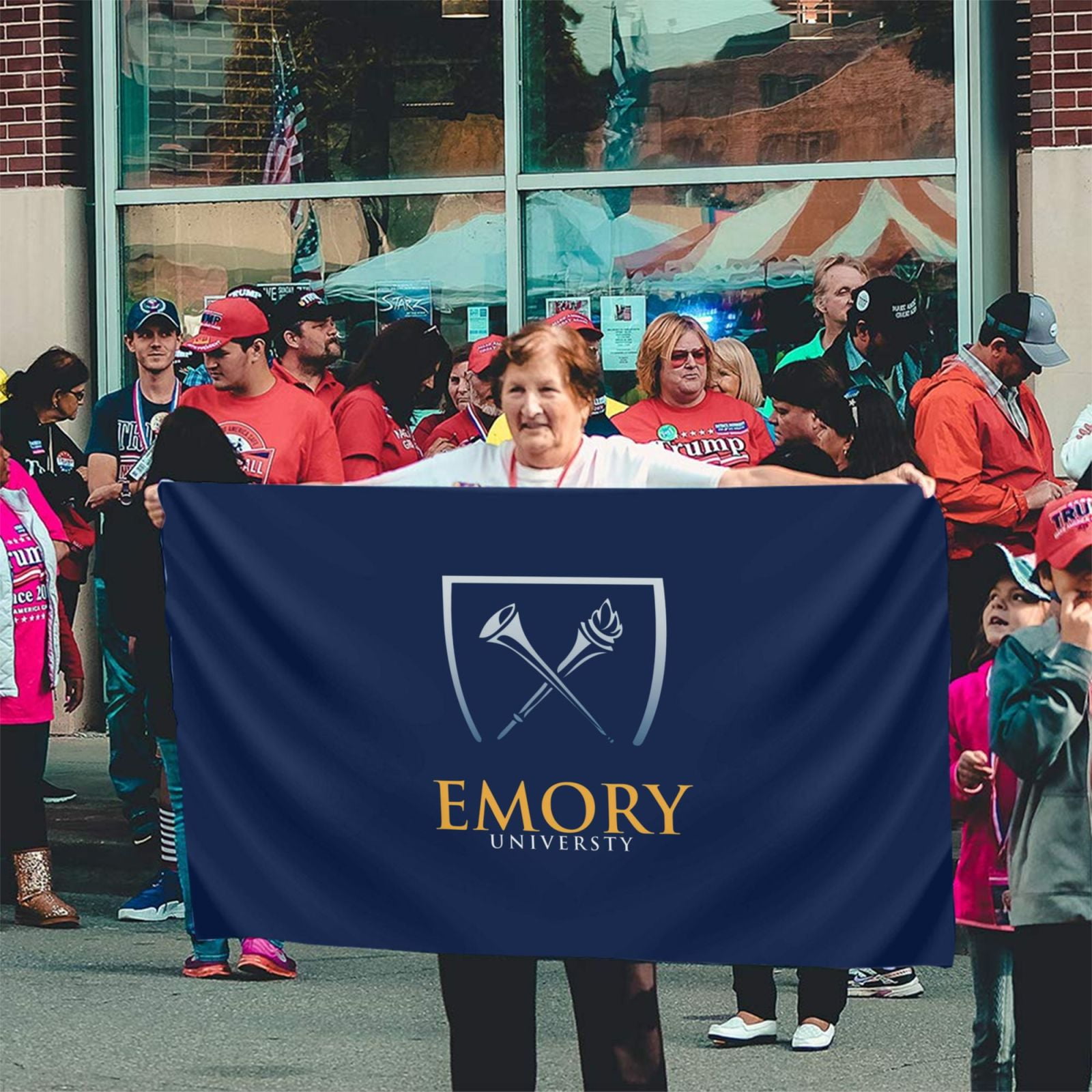 Emory University Flag 3x5 Ft Holiday Banner Garden Yard House Flags ...