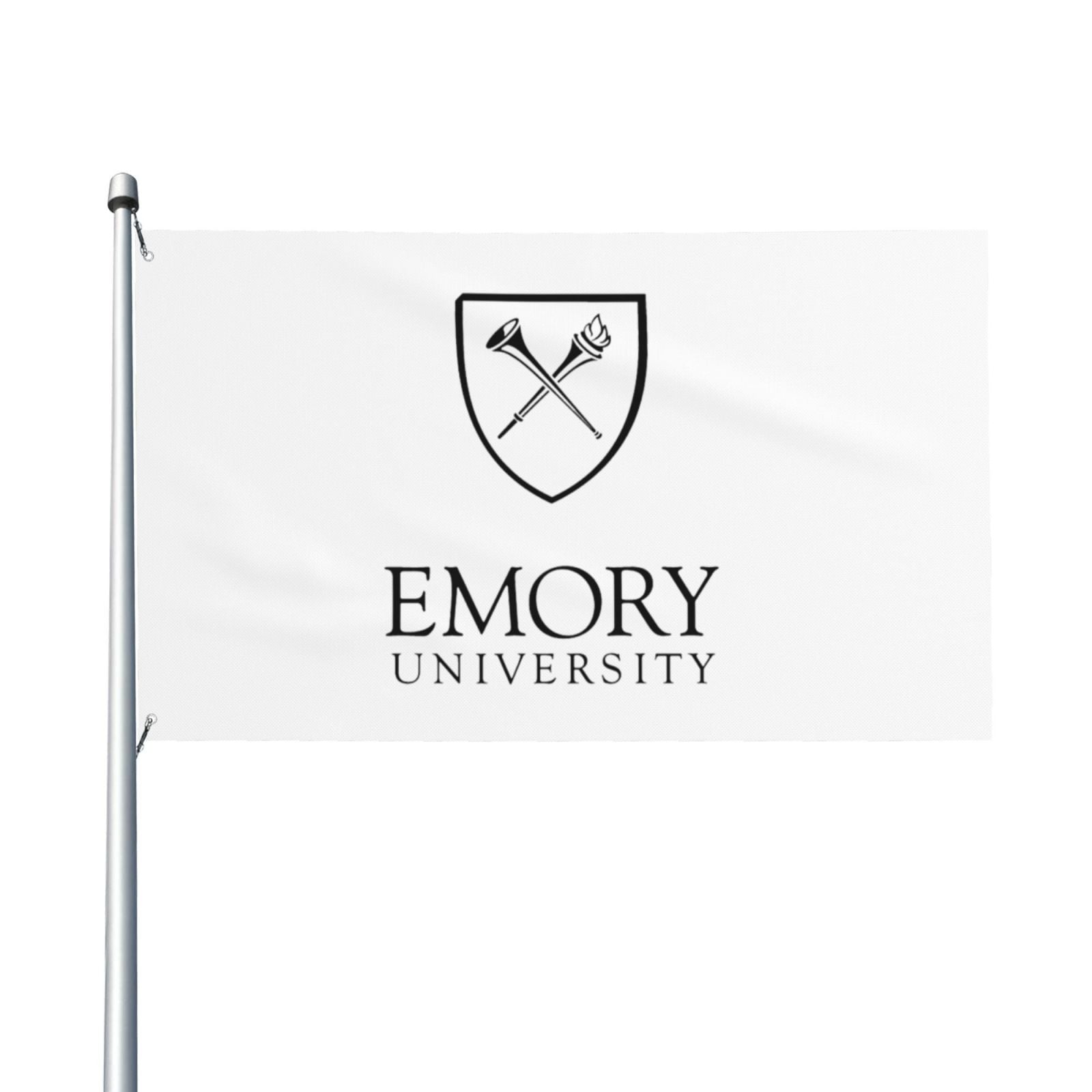 Emory University Flag 3x5 Outdoor ,Sewn Stripes, Stronger Brass ...