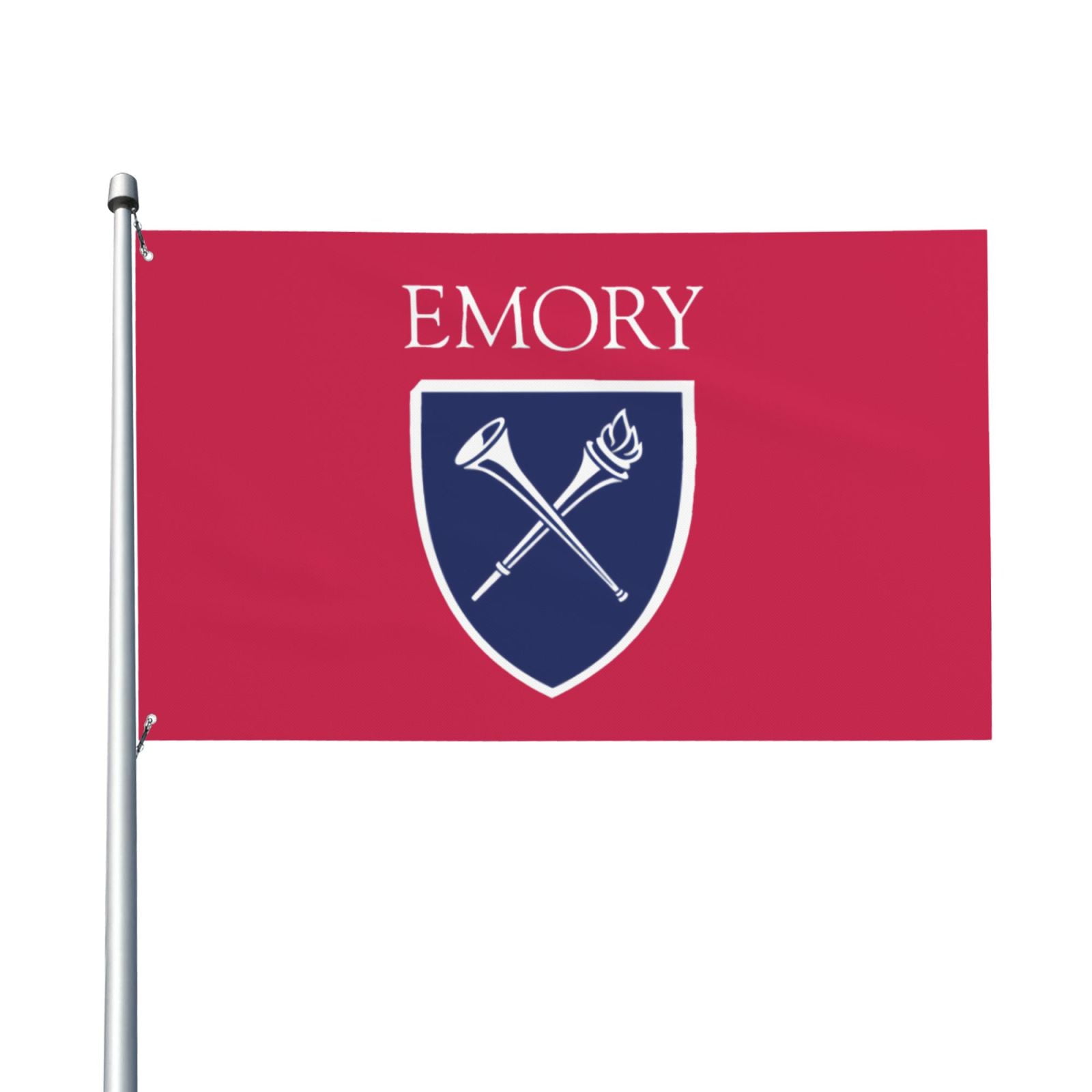 Emory University Flag 3x5 Outdoor ,Sewn Stripes, Stronger Brass ...