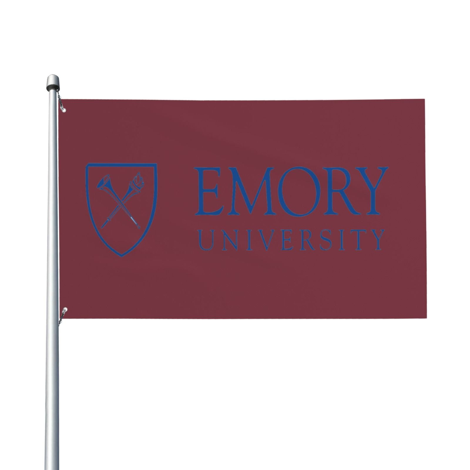 Emory University Flag 3x5 Outdoor ,Sewn Stripes, Stronger Brass ...