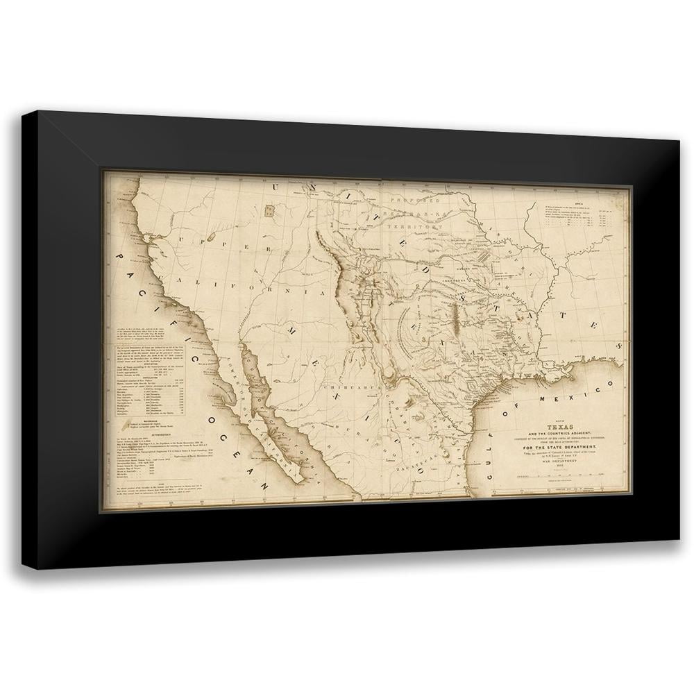 Emory, William H. 24x17 Black Modern Framed Museum Art Print Titled ...