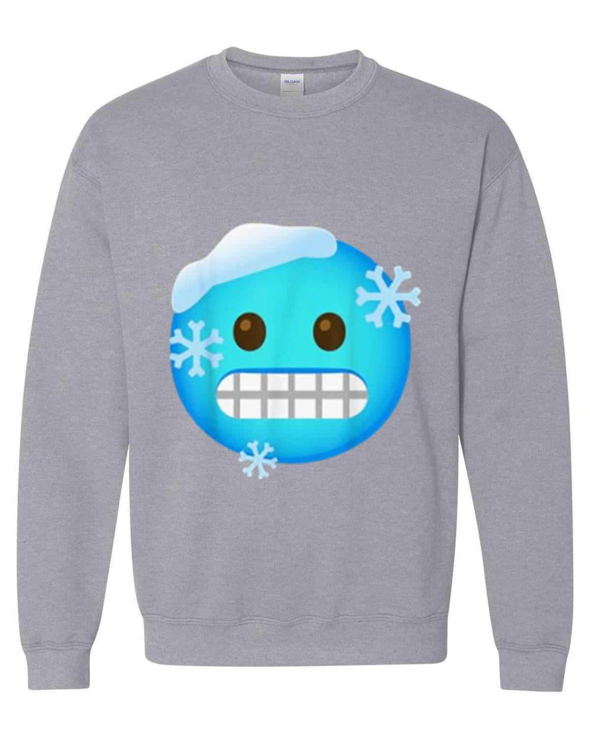 Emoticon Cold Freezing Face Funny Winter Chill Expression Mood ...