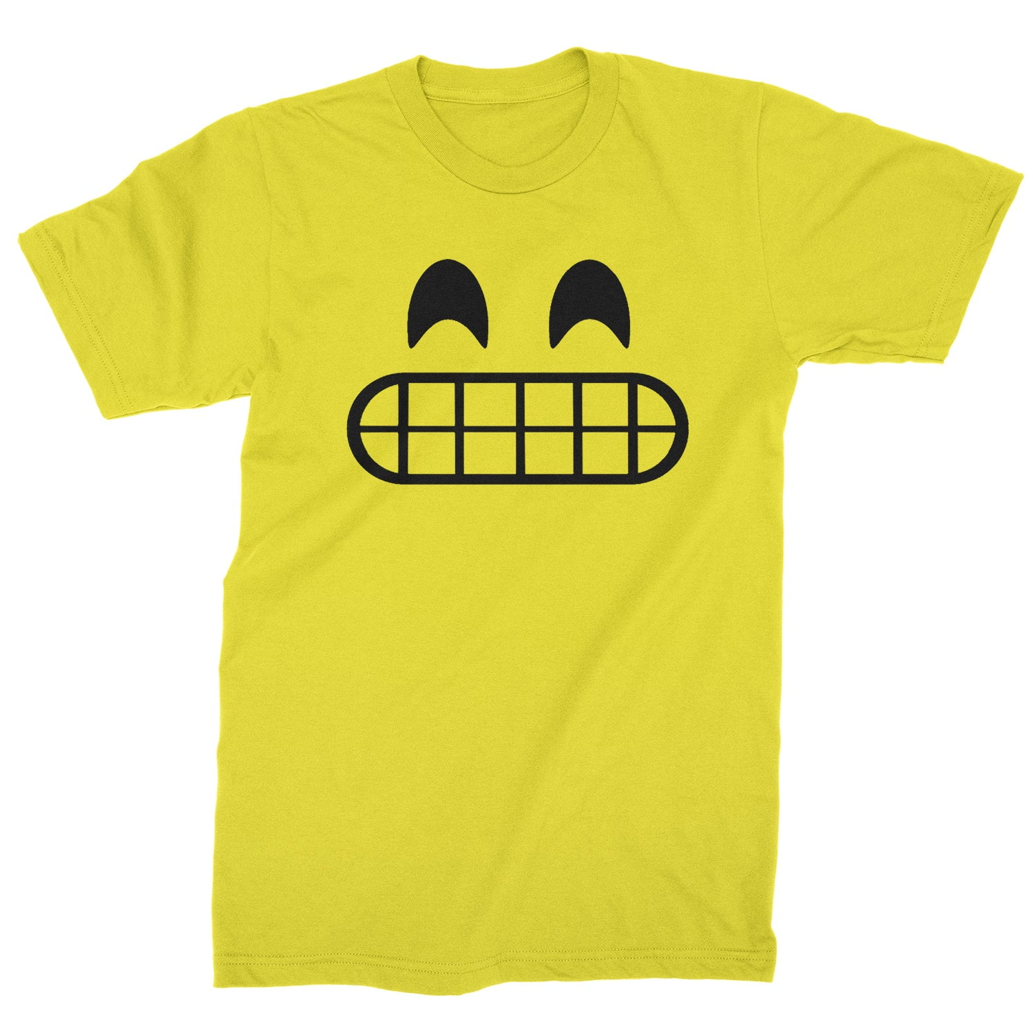Emoticon Grinning Smile Face Mens T-shirt - Walmart.com