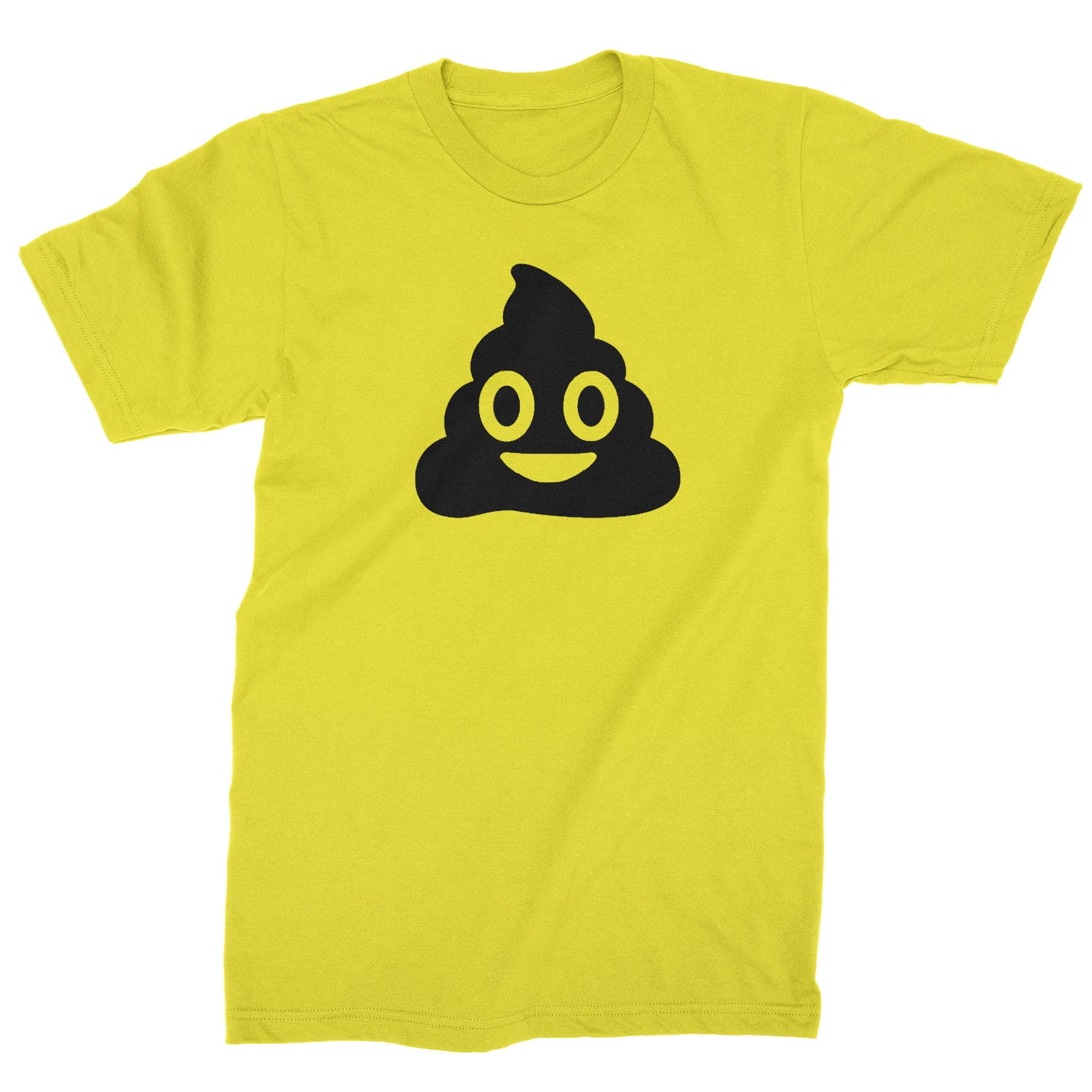 Emoticon Poop Face Smile Face Mens T-shirt - Walmart.com