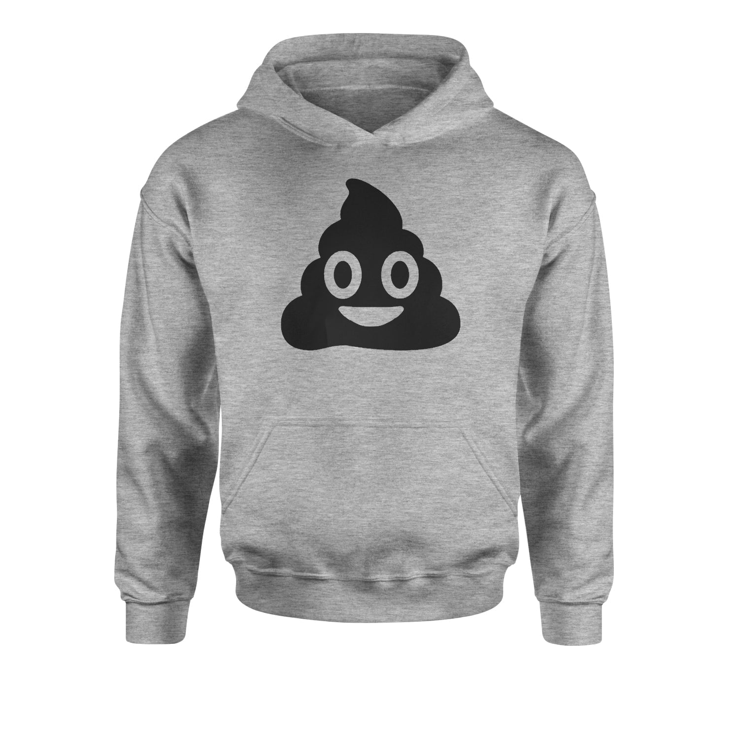 Emoticon Poop Face Smile Face Youth-Sized Hoodie - Walmart.com