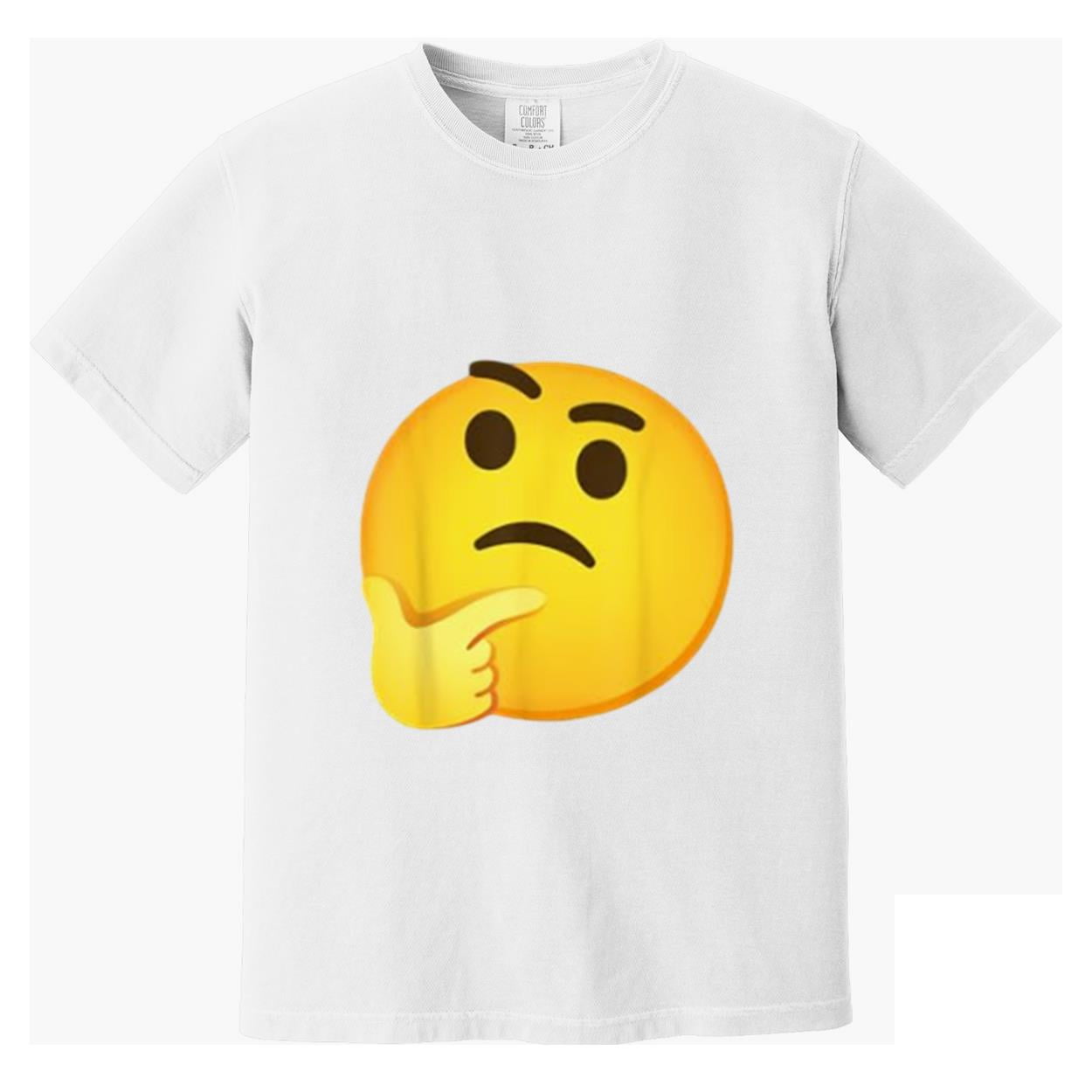 Emoticon Thinking Face Thinker Confused Mood Meme Graphic Art Comfort ...