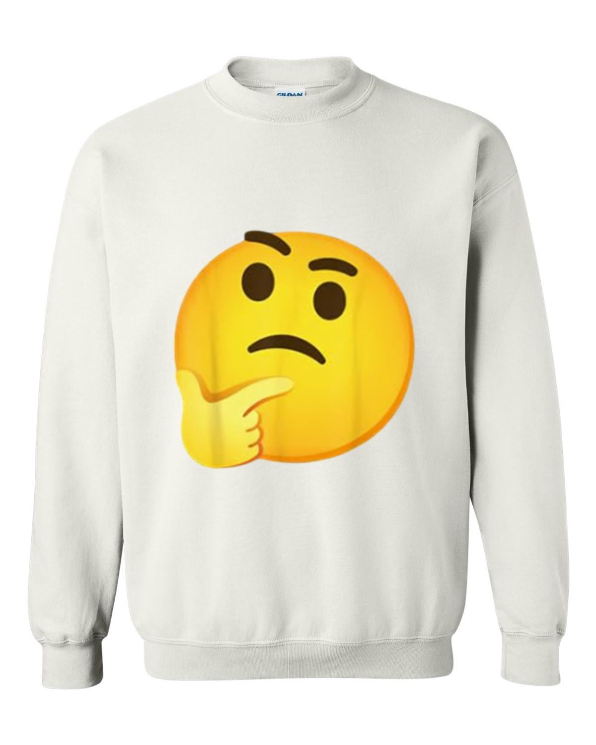 Emoticon Thinking Face Thinker Confused Mood Meme Graphic Art ...