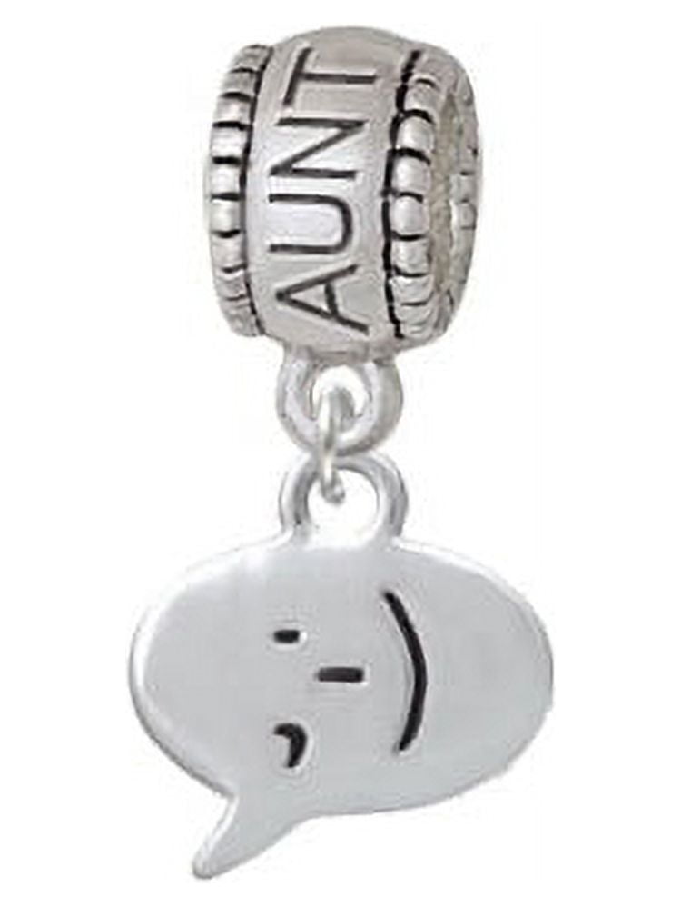 Emoticon :- ) - Winking - Aunt Charm Bead - Walmart.com