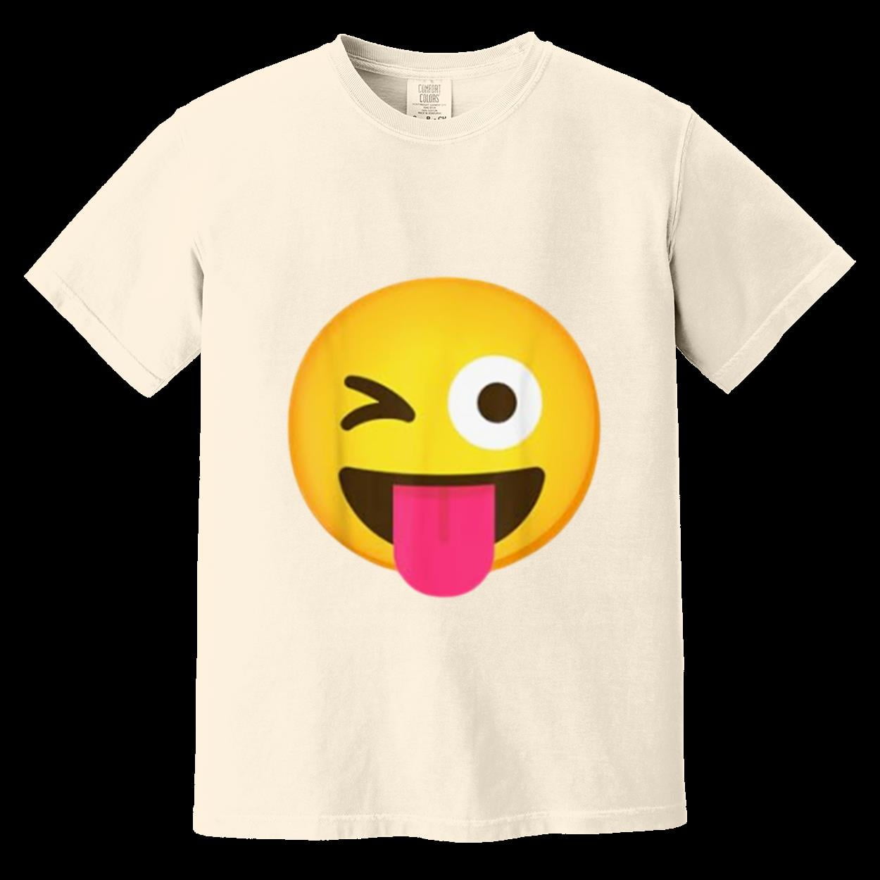 Emoticon Winking Face Funny Flirty Mood Cartoon Emoji Expression ...