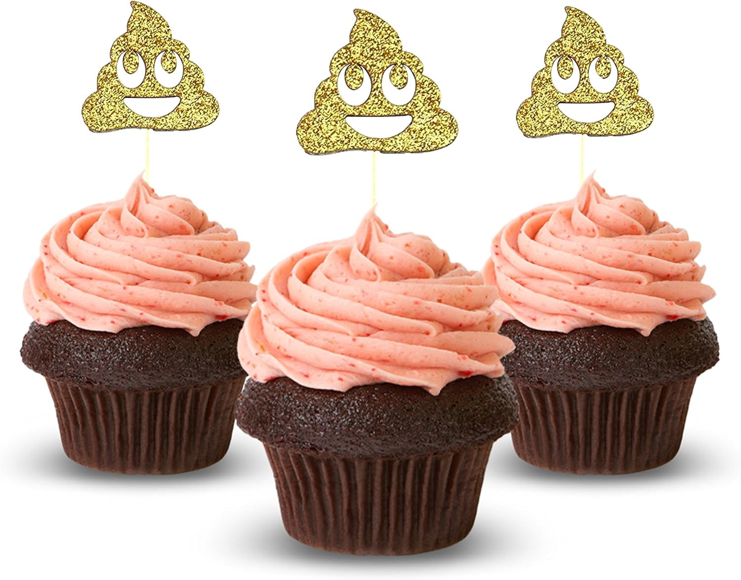 Emoticon emojis Cupcake Topper 12 Pack Cupcake Topper Decoration Cake ...