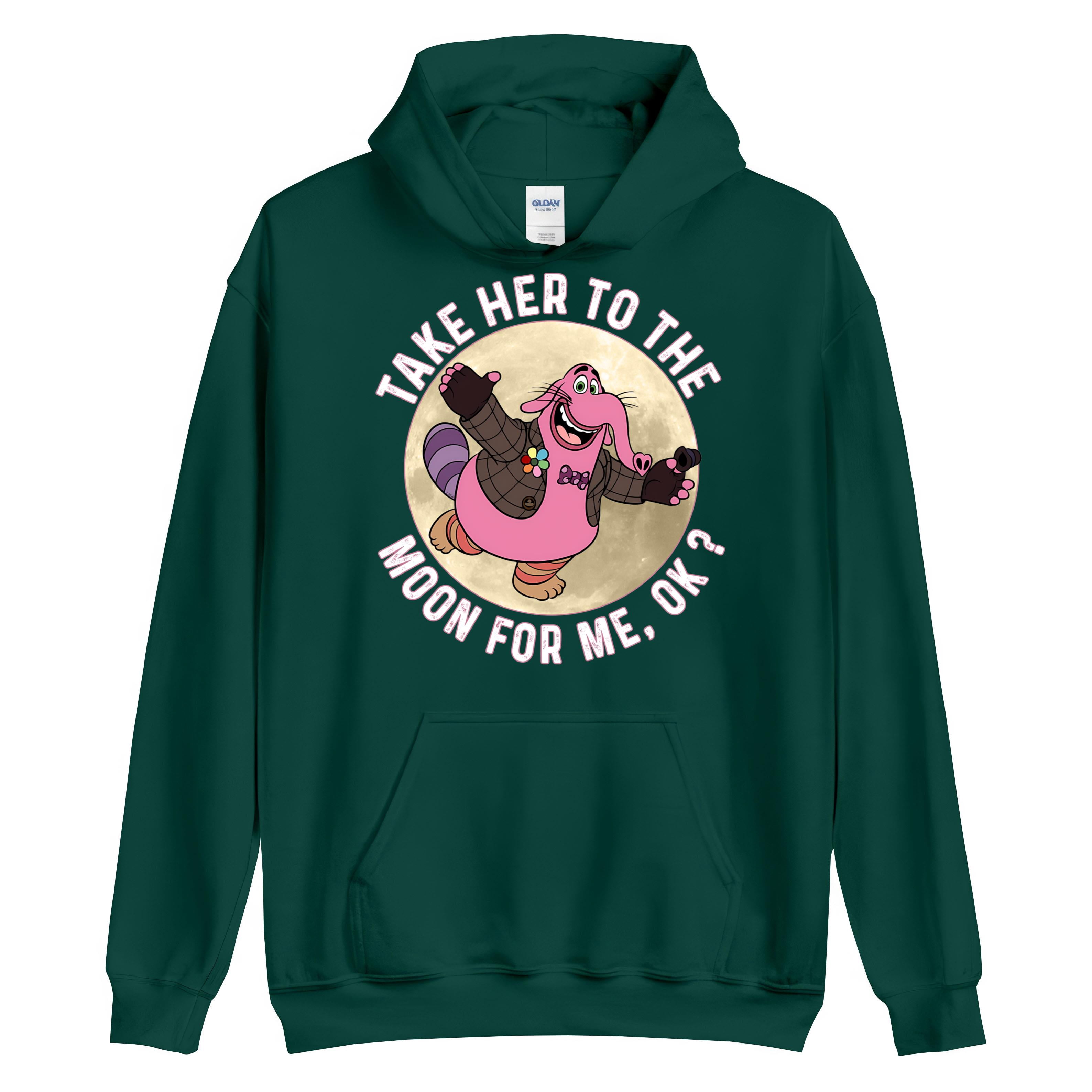 Emotion-Inspired Graphic T-shirt, Take Her to the Moon Design for ...