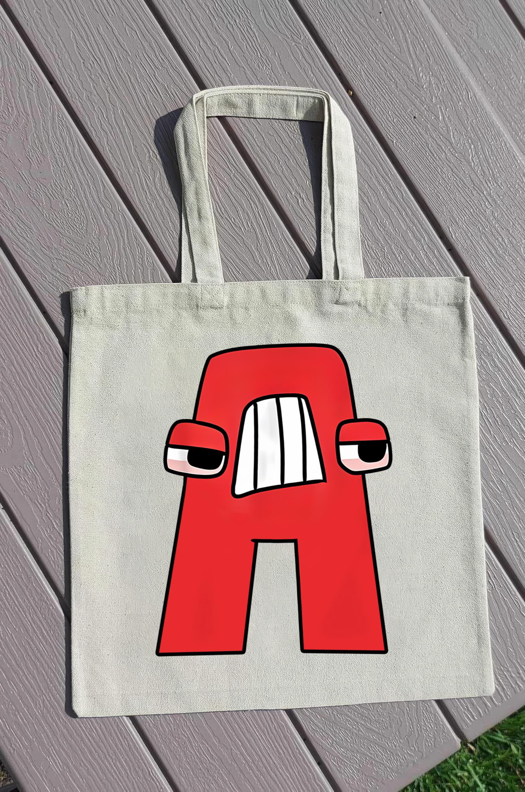Emotion Letter A Alphabet Lore Bag Gift Black Tote Bag - Walmart.com