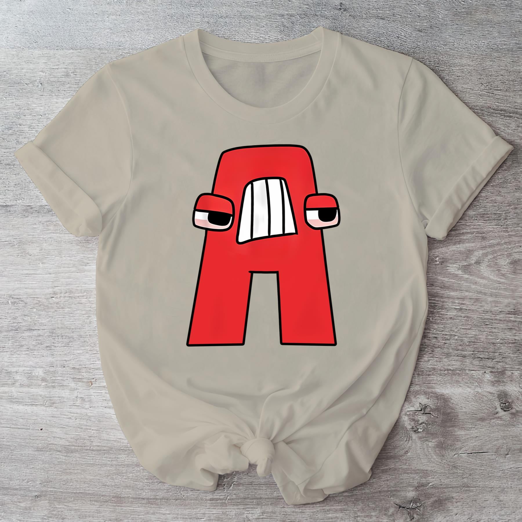 Emotion Letter A Alphabet Lore Shirt Gift Black Unisex T-Shirt-TH41080 ...