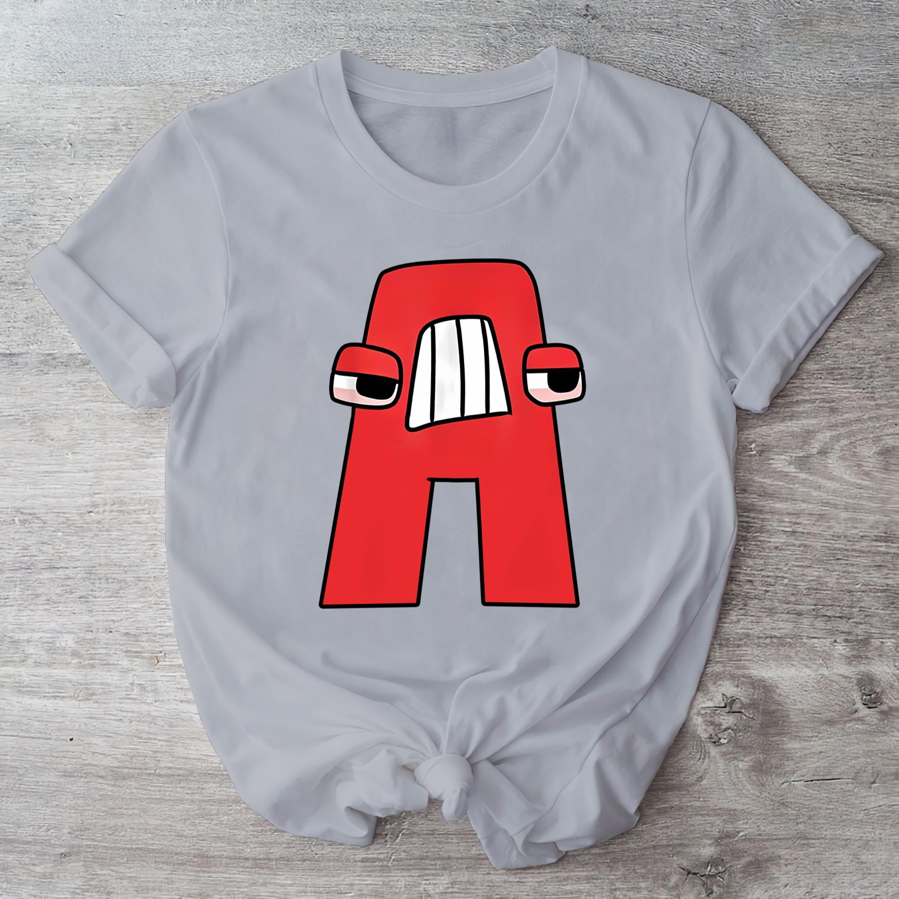 Emotion Letter A Alphabet Lore Shirt Gift Black Unisex T-Shirt-TH41080 ...