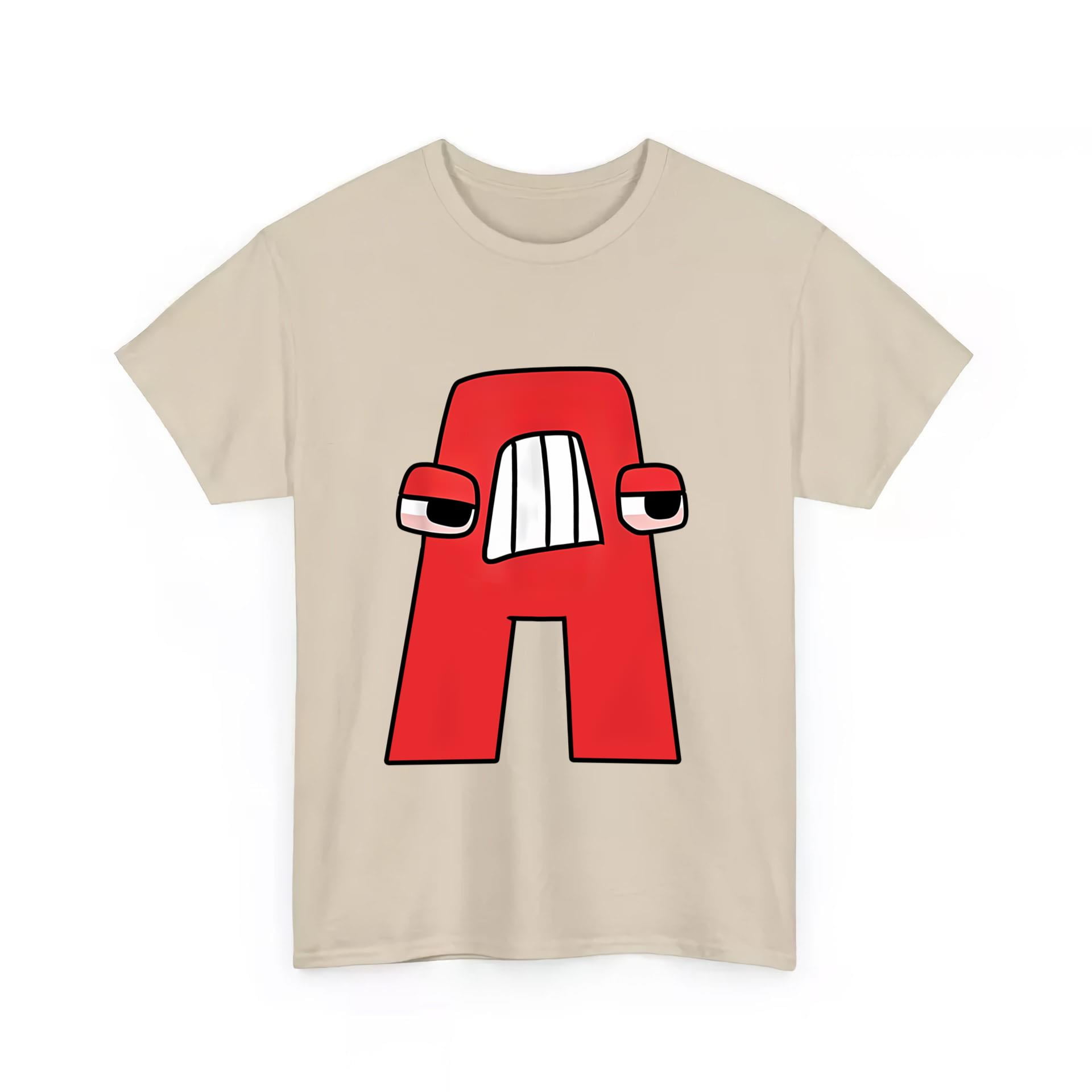 Emotion Letter A Alphabet Lore Shirt T Black Unisex T Shirt