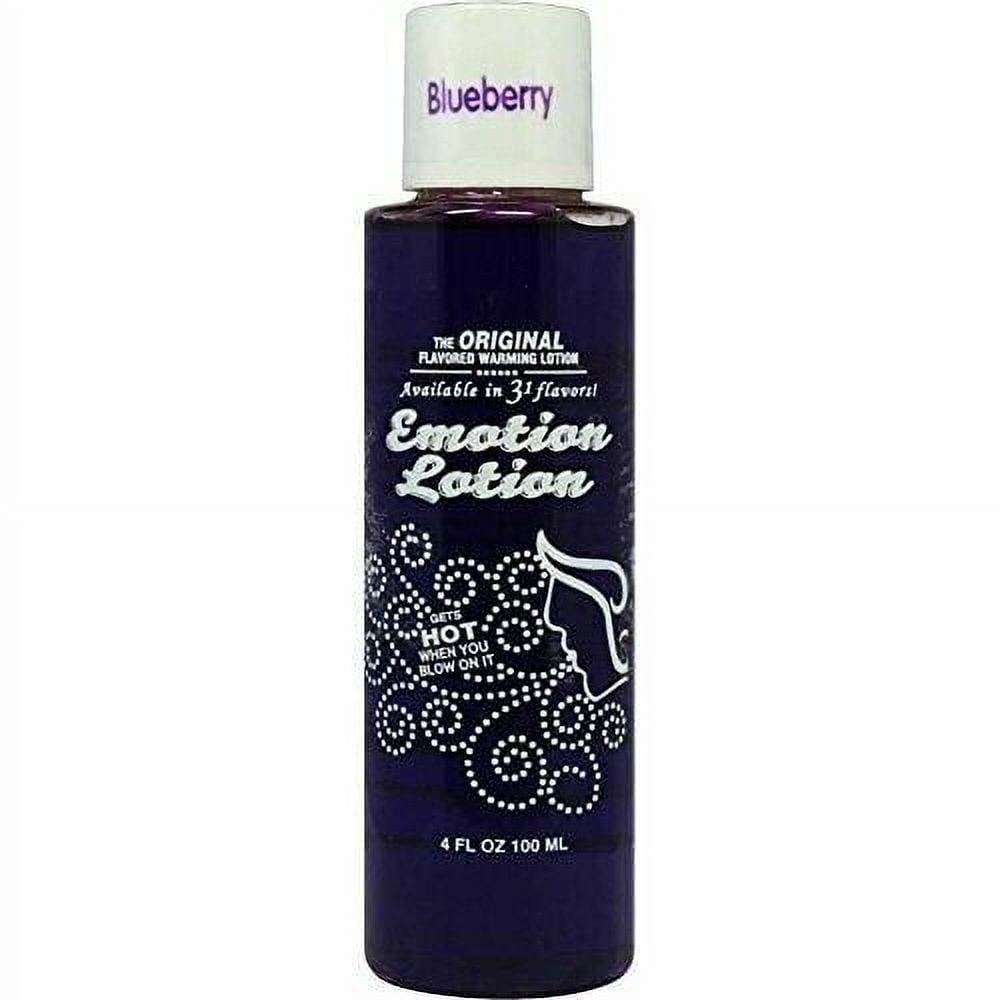 Emotion Lotion Flavored Warming Massage Oil, Blueberry 4 oz - Walmart.com
