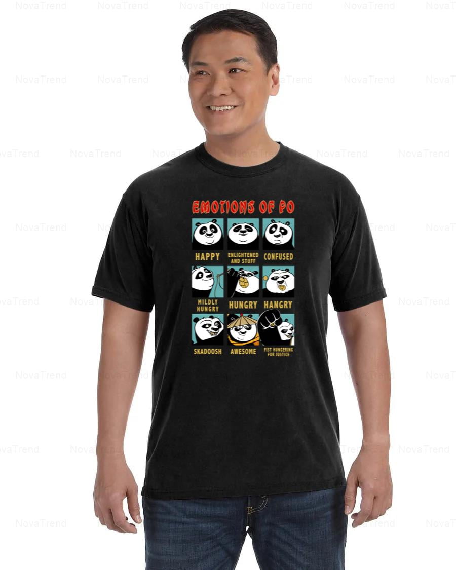 Emotion Of Po Kung Fu Panda Dreamworks Cartoon Movie Merch Comfort ...