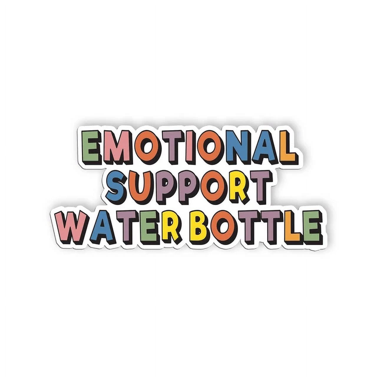Emotion Supports Water Bottle Sticker Hydration Quote Sticker Phone ...