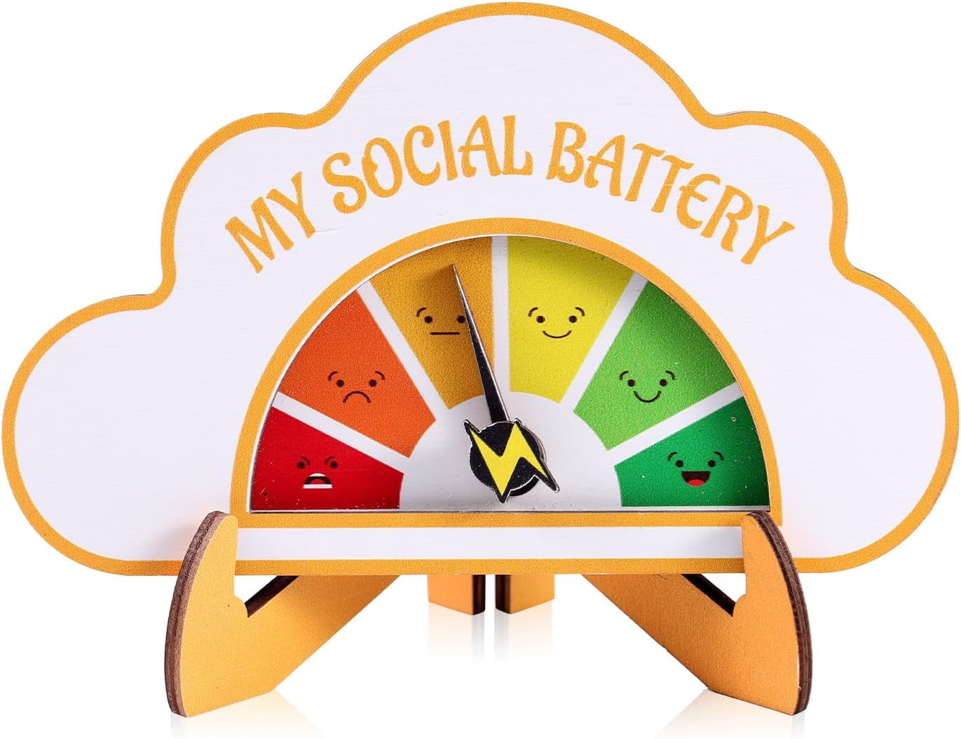 Emotion Wheel, Colorful My Social Battery Sign Mood Wheel Fun and ...