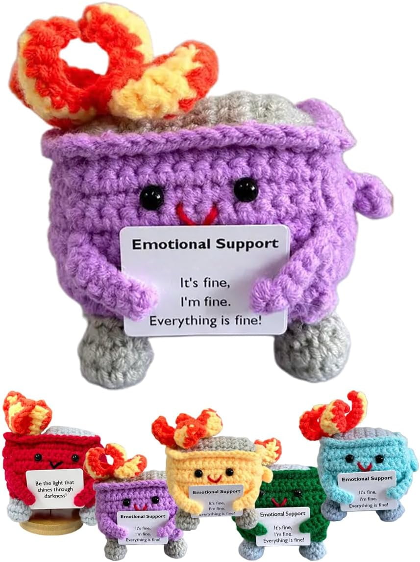 Emotional Crochet Dumpster,Emotional Support Dumpster Doll,Handmade ...