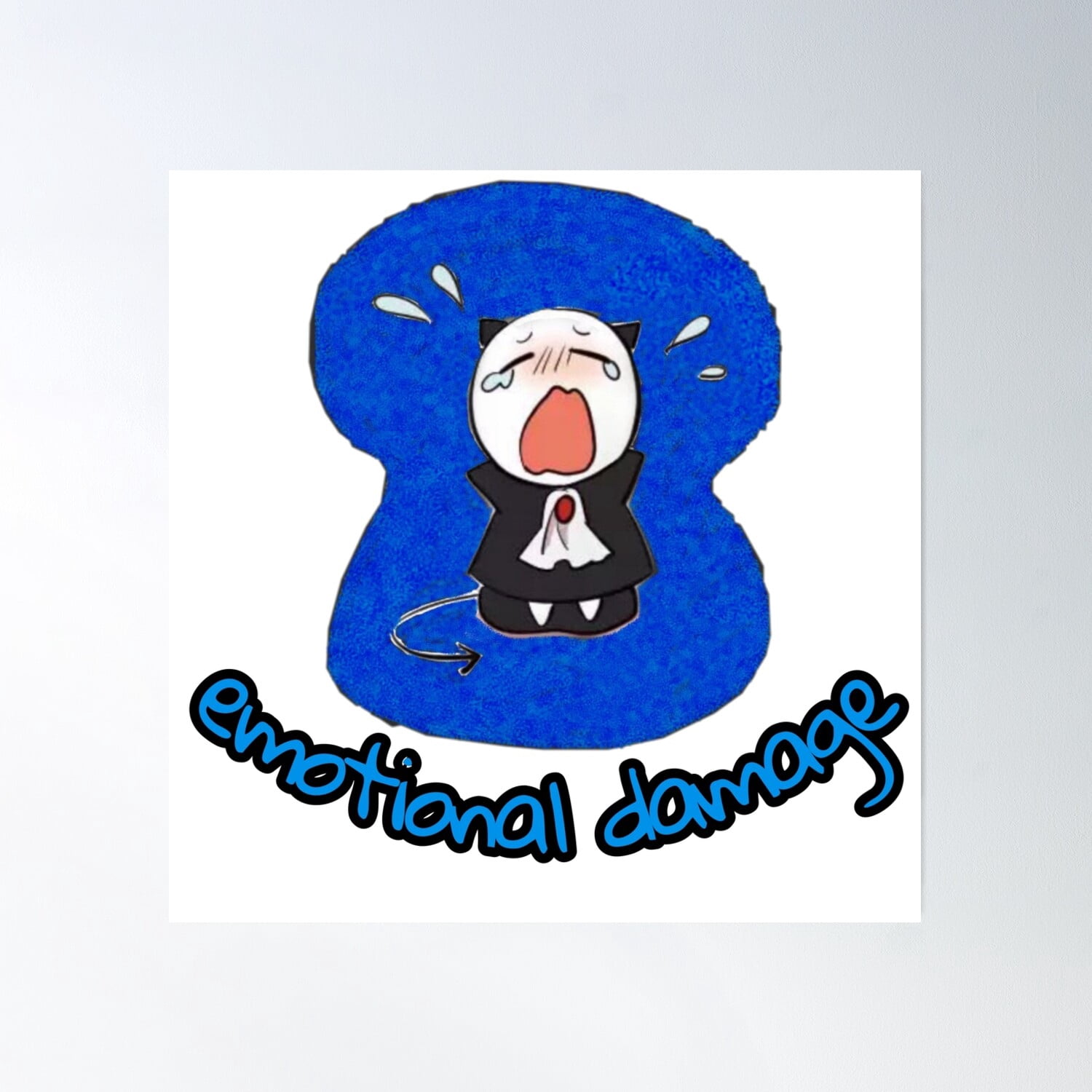 Emotional Damage Funny Poster Wall Art, Modern Wall Decor, 24x24 ...