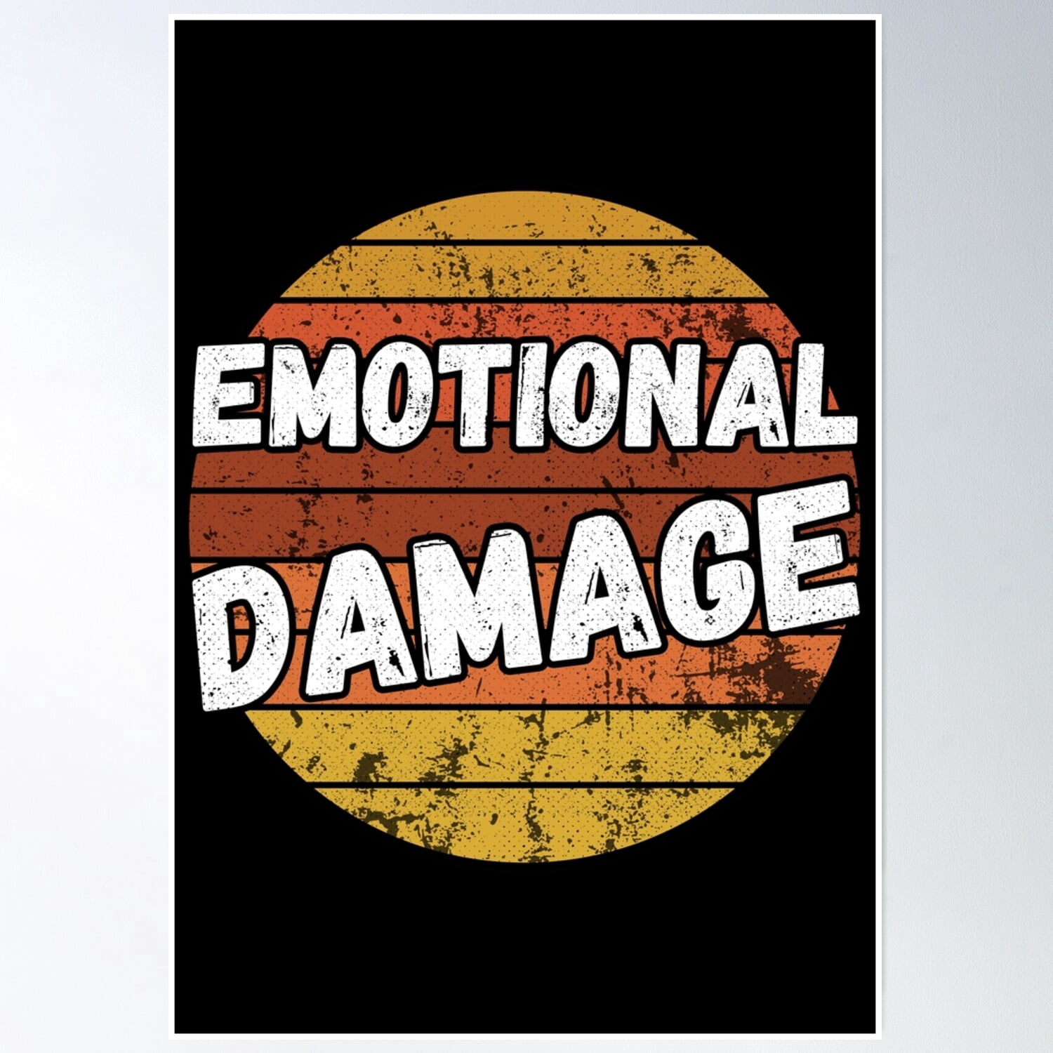 Emotional Damage Poster Wall Art, Modern Wall Decor, 24x36 UNFRAMED ...