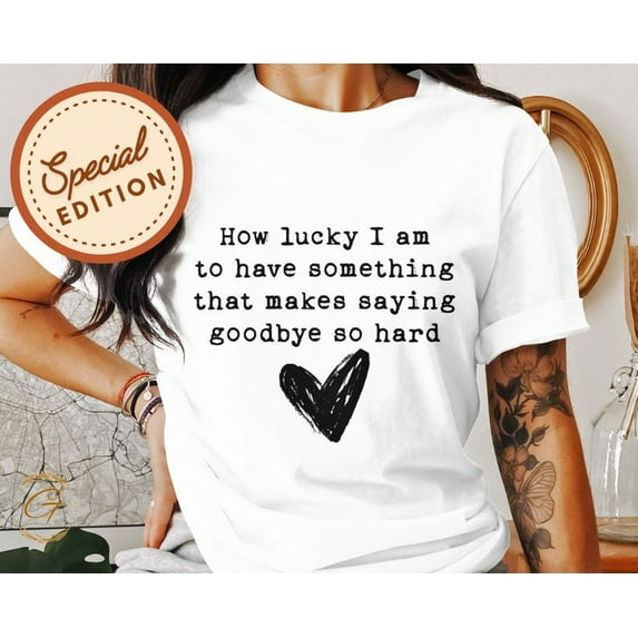 Emotional Quote Minimal Text Aesthetic Unisex Cotton T-Shirt, Sizes S ...