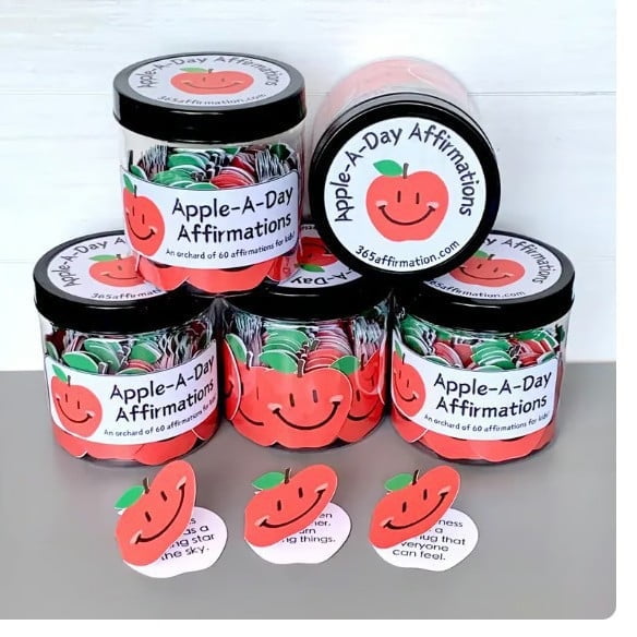 Emotional Support Apple Positive Apple Emotional Support Affirmation ...