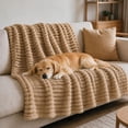 Emotional Support Blanket for Dogs, Yellow Dog Blanket, Calming ...