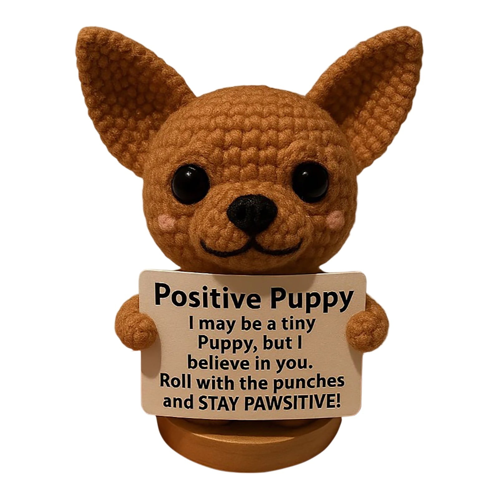Emotional Support Crochet Positive Animals Cute Crochet Doll with ...