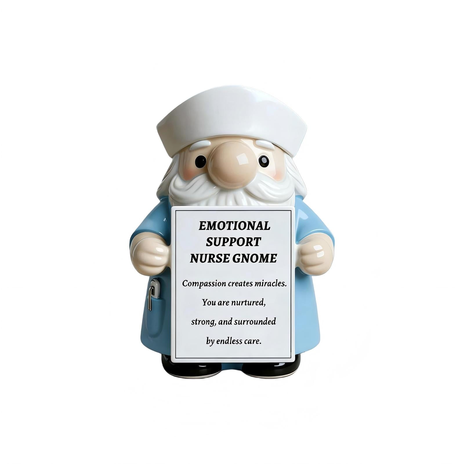Emotional Support Gnome Collection, Heartwarming Decorative Figurines ...