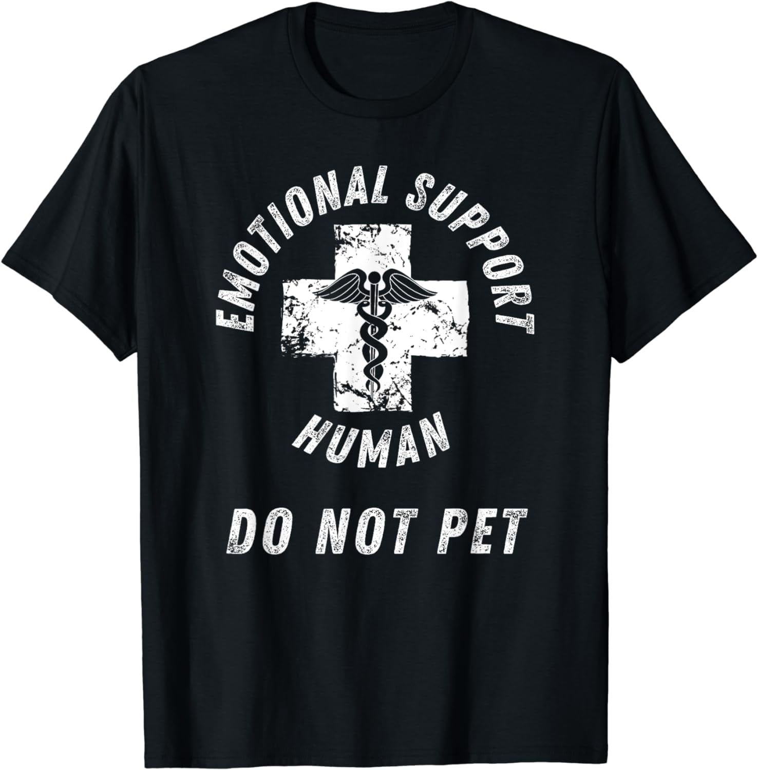 Emotional Support Human Do Not Pet - Service Dog Love Humor T-Shirt - Walmart.com