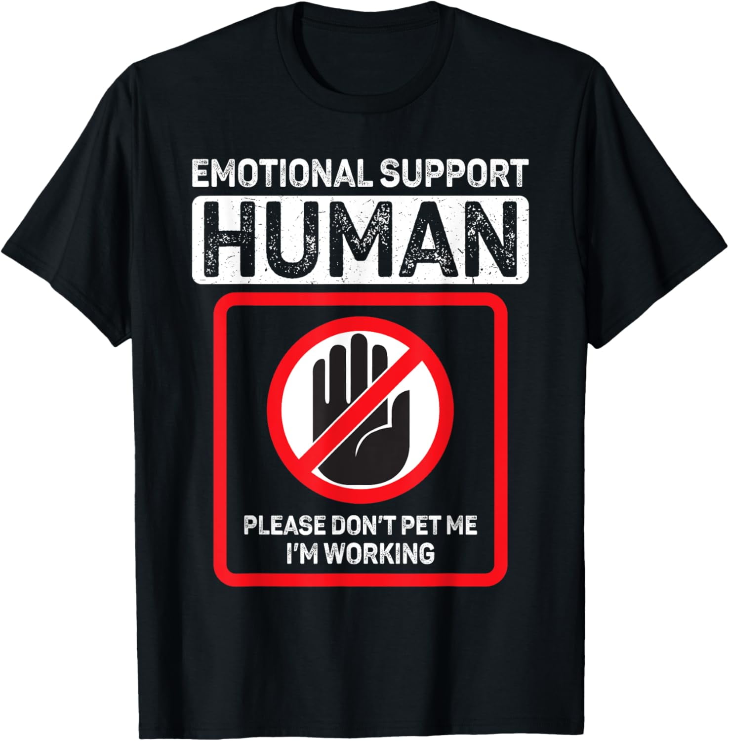 Emotional Support Human Halloween Costume Do Not Pet Me Funny Creative ...