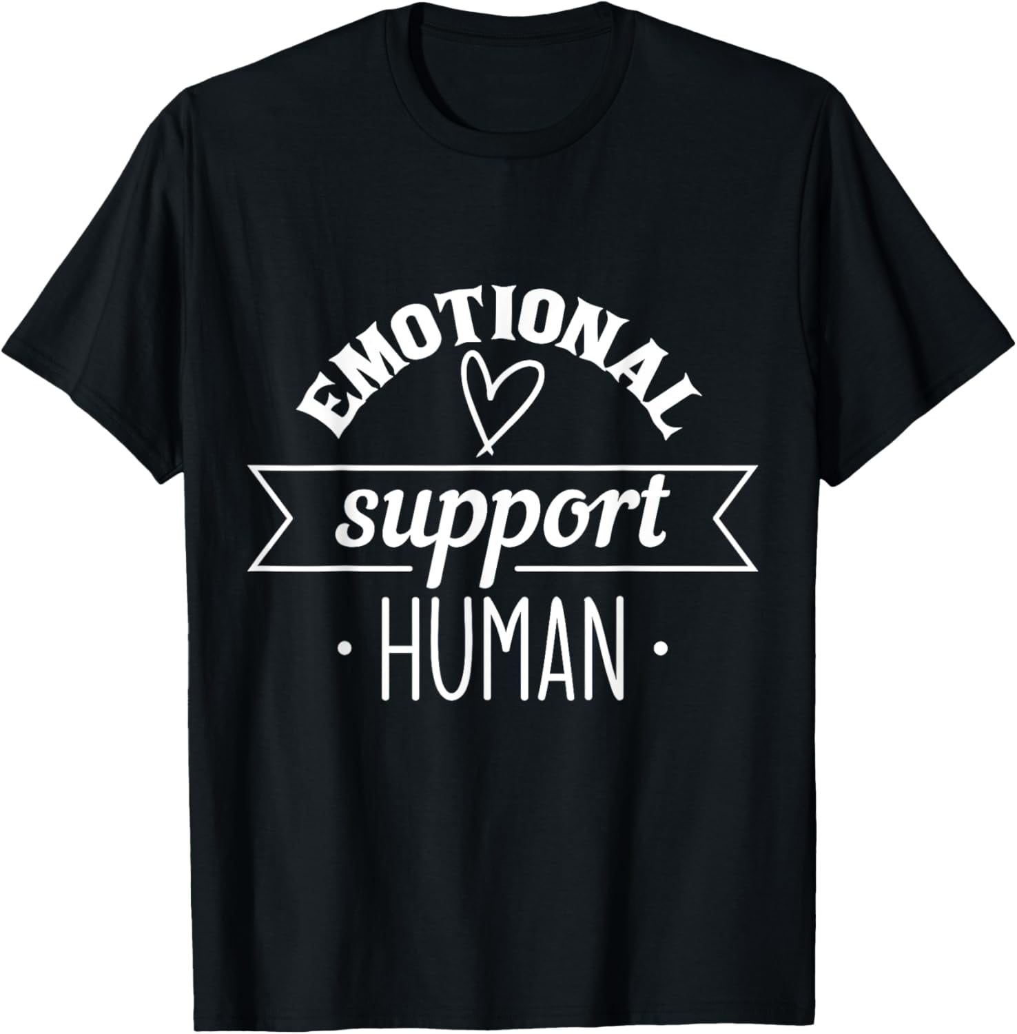 Emotional Support Human Mental Health Counselor Apparel T-Shirt ...