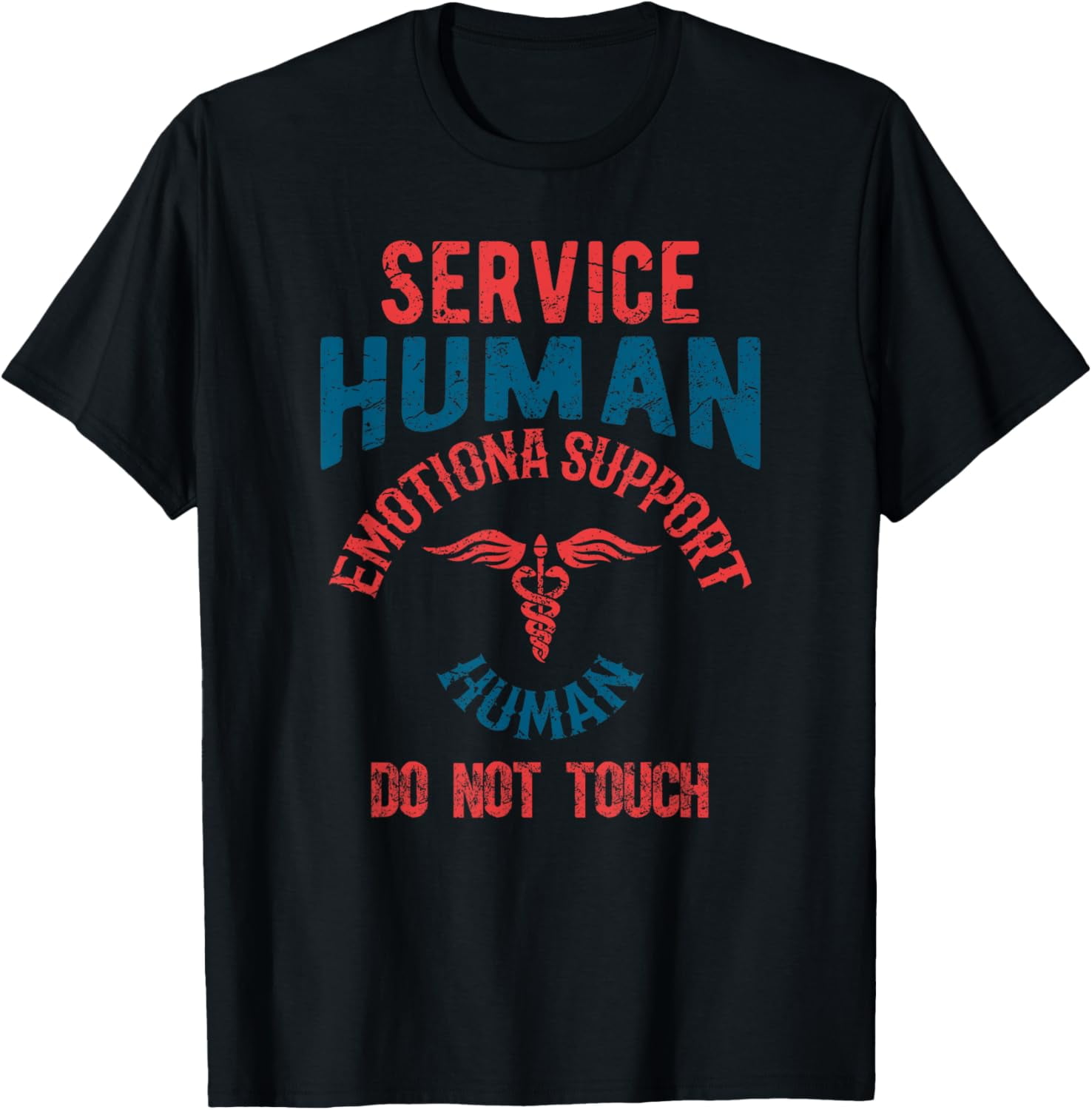 Emotional Support Human Party Companion T-Shirt - Walmart.com