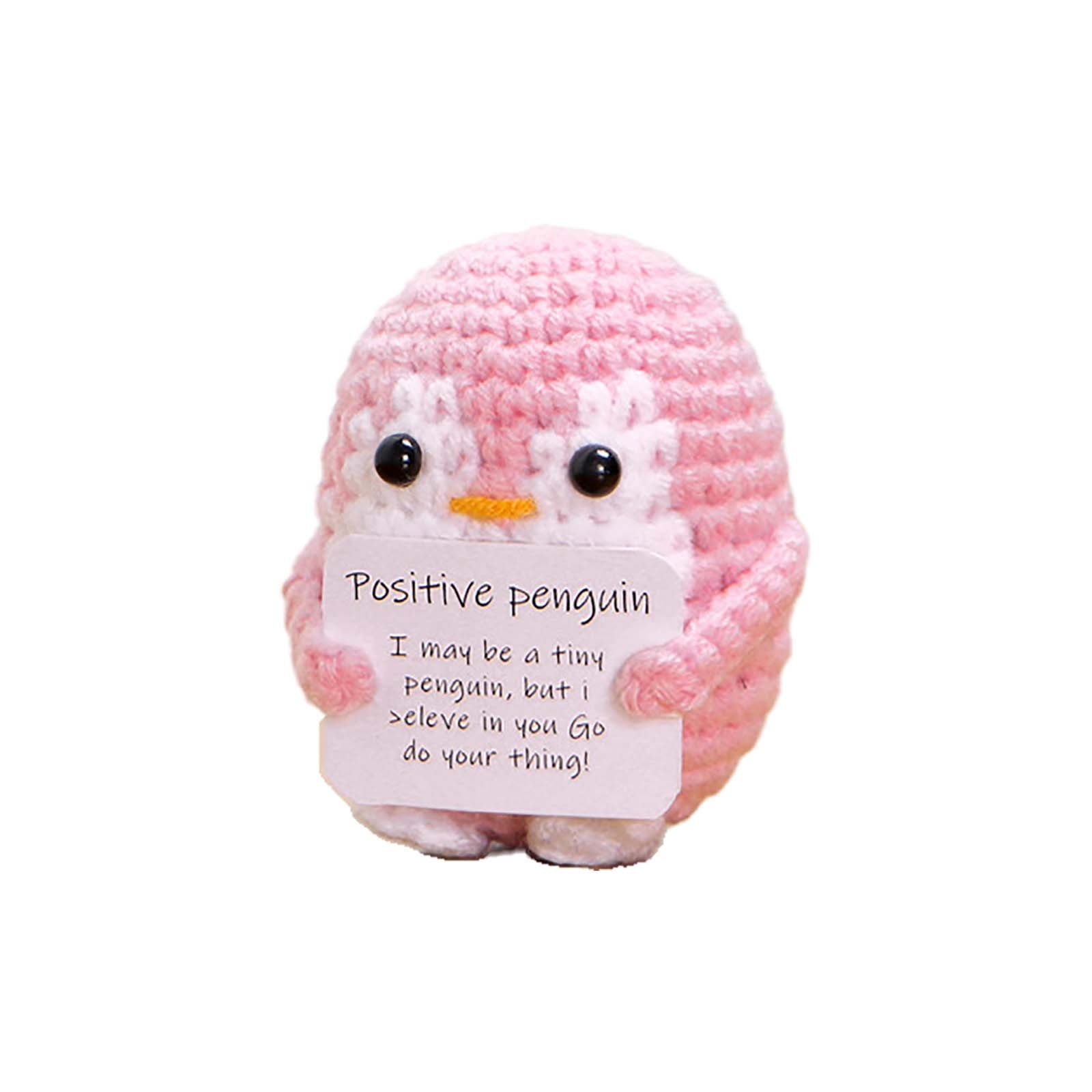 Emotional Support Plush Animal, Positive Crochet Animals Gifts ...
