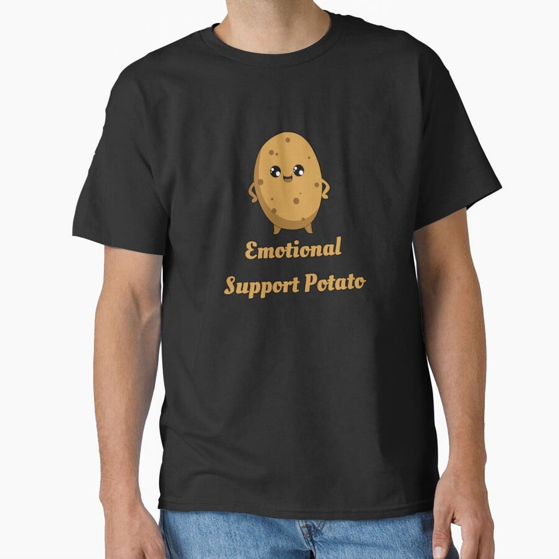 Emotional Support Potato Funny Comfort Food Meme Internet Joke Gift ...