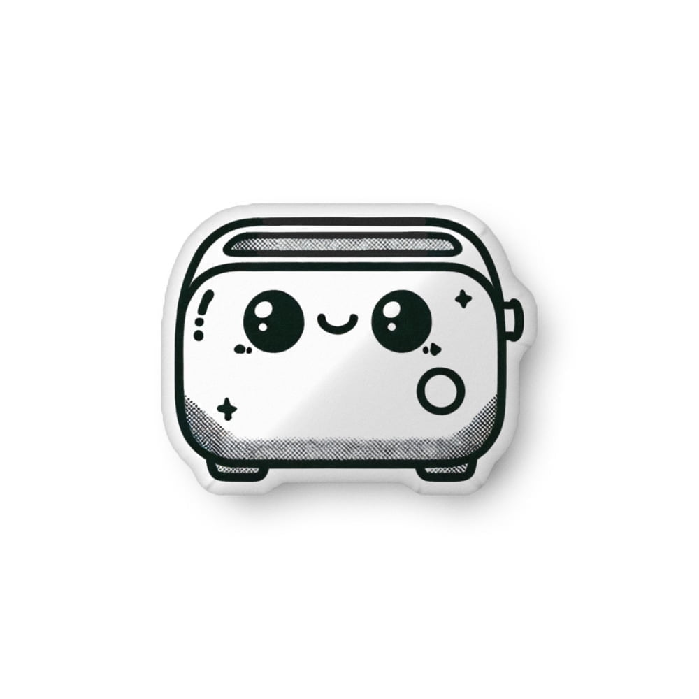 RadRepro (USA) Emotional Support Toaster Throw Pillow, Cute Emotional ...