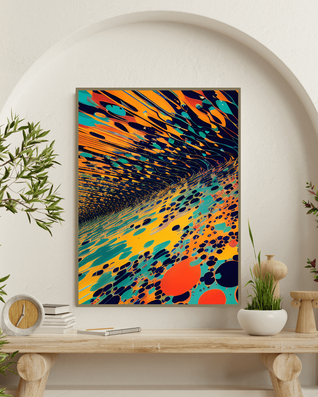 Emotional Symphony - Abstract Expressionism Canvas Wall Art - Walmart.com